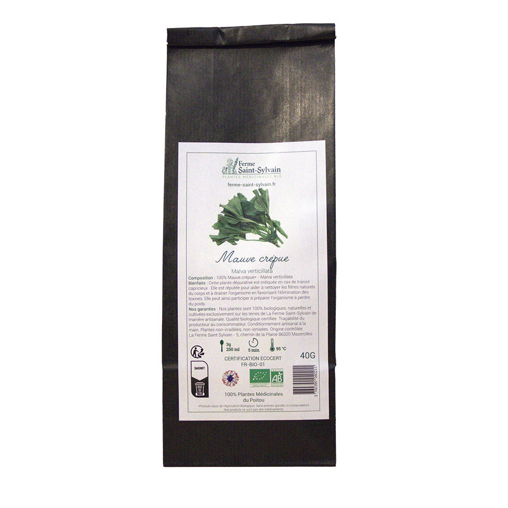 Tisane Mauve Crépue – Infusion de mauve frisée 100% bio